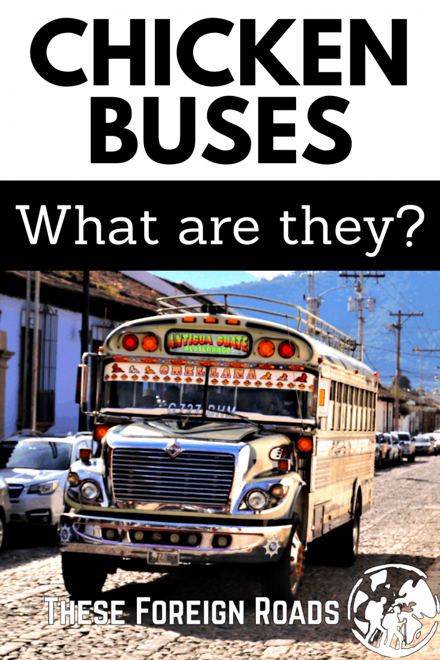 The Famous Central American Chicken Bus - These Foreign Roads Travel + Food